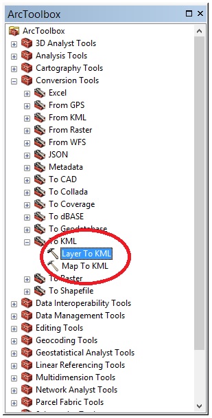 Export ArcGIS files to Google Earth (.kml) Export ArcGIS files to Google Earth (.kml)