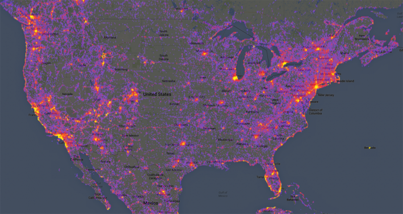 Sightsmap. The most photographed places in the world.