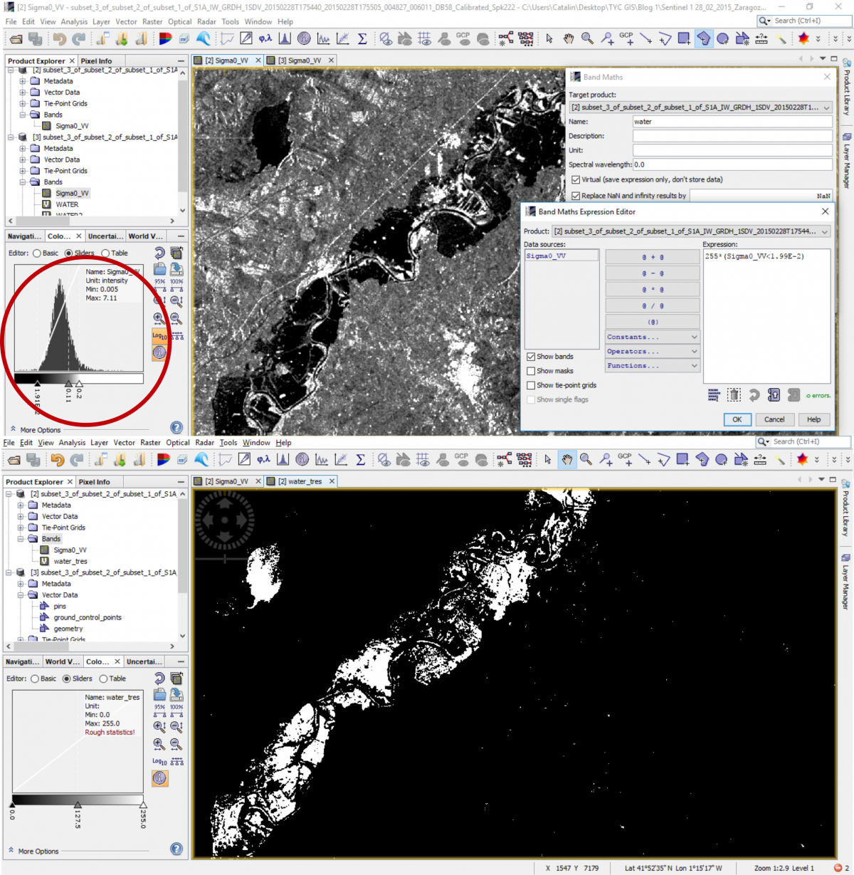 Mapping floods using open source data and software