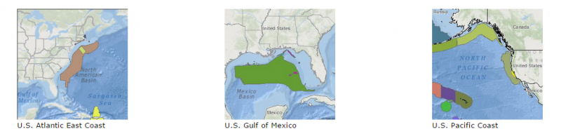 US Coastal and Marine Geology Maps