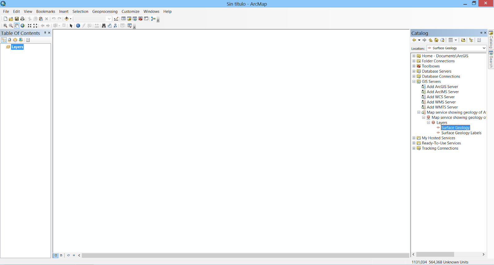 Load Geology Wms Servers From Around The World Using Arcgis