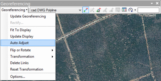 Georeferencing CAD files in ArcGIS