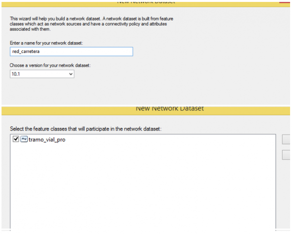 Creating a Network Dataset using ArcGIS