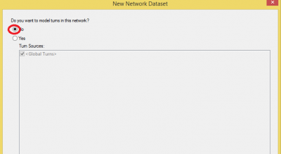 Creating a Network Dataset using ArcGIS