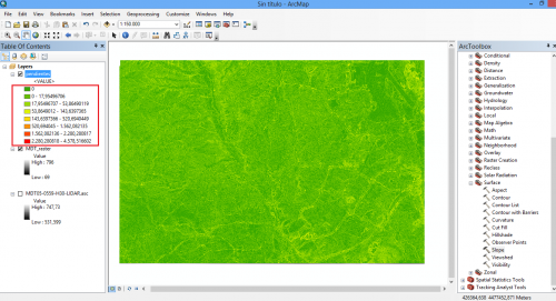 How to create a slope Map from a Digital Terrain Model in ArcGIS