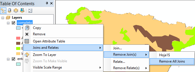 Join(s) tables to link the type of soil orders with their ...