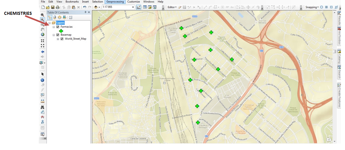 Calculating Service Areas in ArcGIS