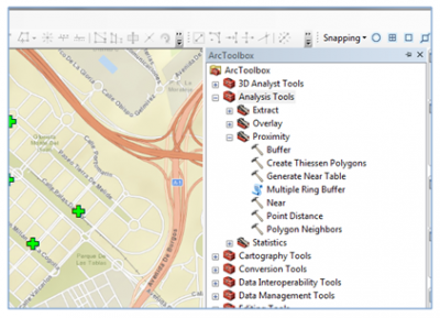 Calculating Service Areas in ArcGIS