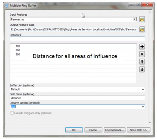 Calculating Service Areas In Arcgis