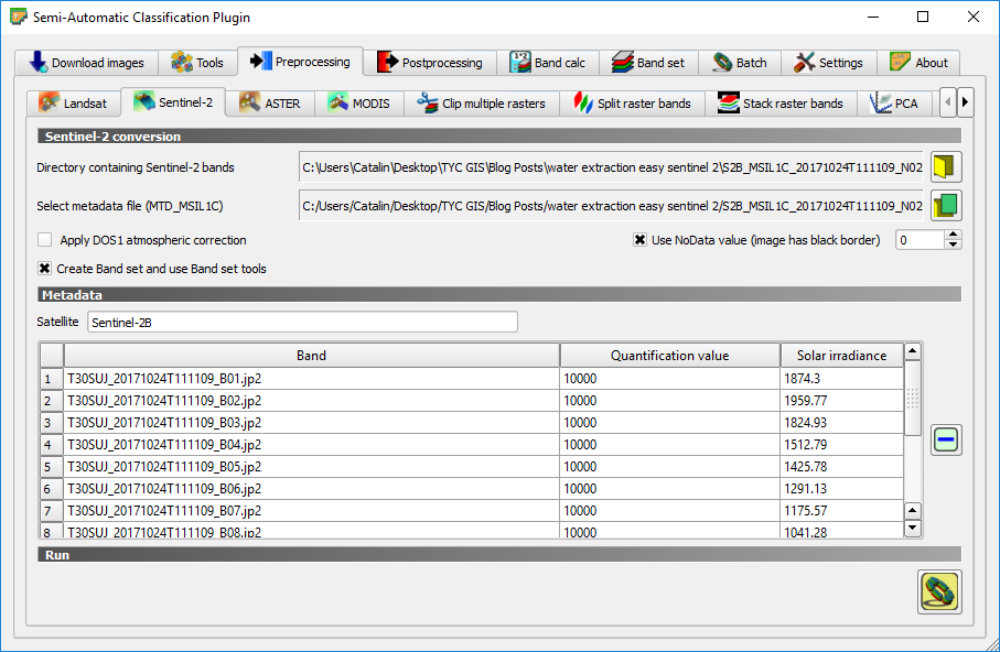 Simple Methodology For Water Data Extraction Using Qgis And Sentinel 2