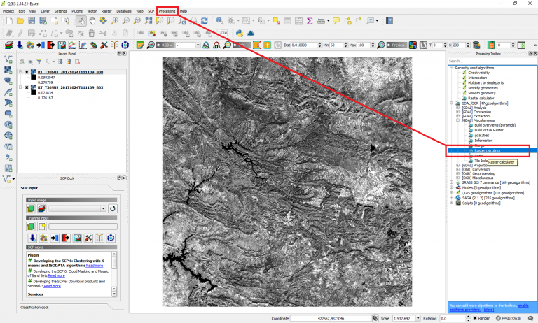 Simple methodology for water data extraction using QGIS and Sentinel 2 ...