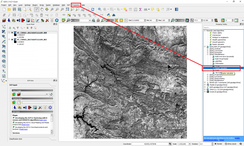 Simple Methodology For Water Data Extraction Using Qgis And Sentinel 2