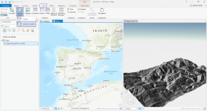 3D visualization of vector and raster layers with ArcGIS Pro