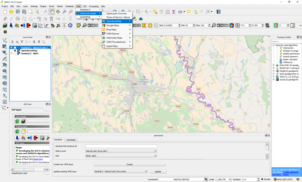 Download Sentinel 2 Images Using Qgis Sentinelhub Plugin