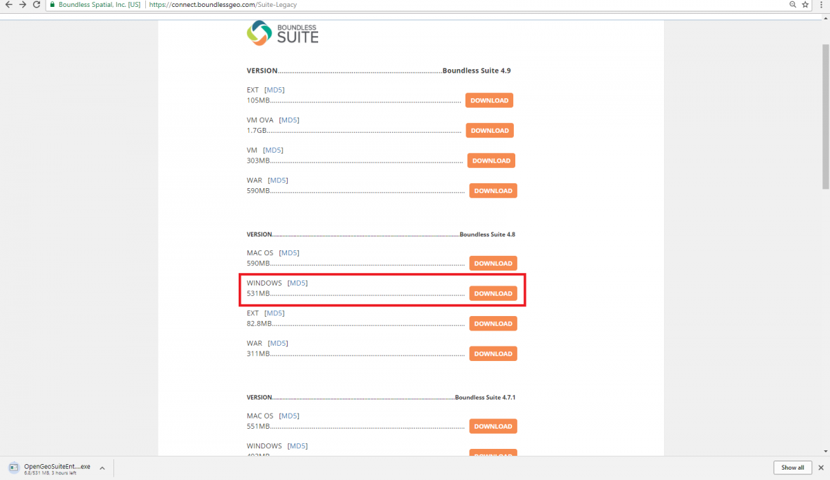 How to download and install PostGIS via OpenGeo Suite