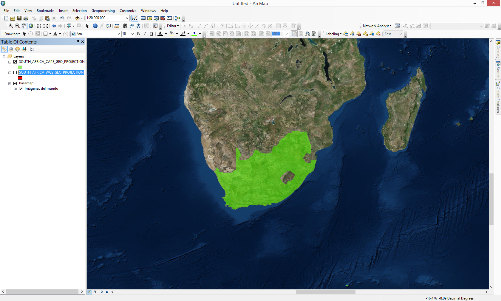 Simple Example On How To Work Properly With Coordinate Systems In ArcMap