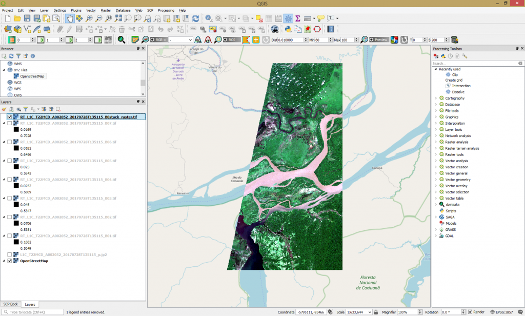 Using Semi-Automatic Classification Plugin with QGIS 3.0