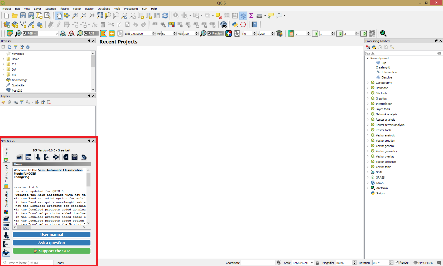 Using Semi Automatic Classification Plugin With Qgis 30