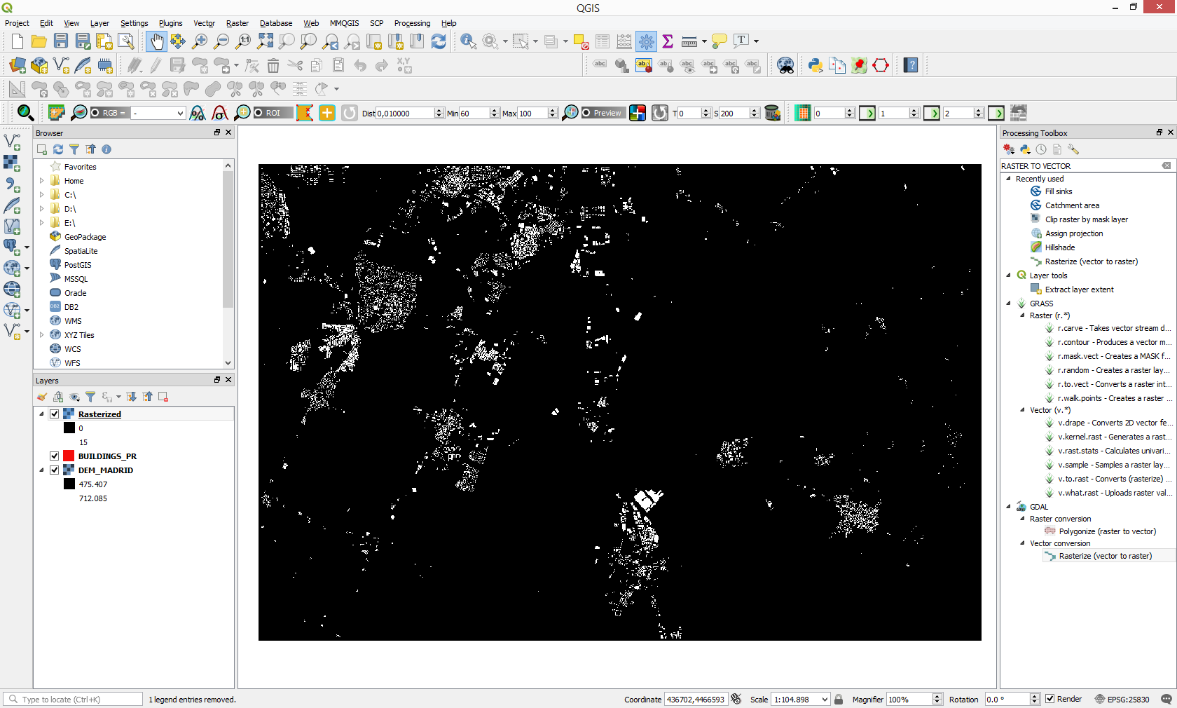 Incorporate Vector Data Into A Digital Elevation Model Using Qgis 30