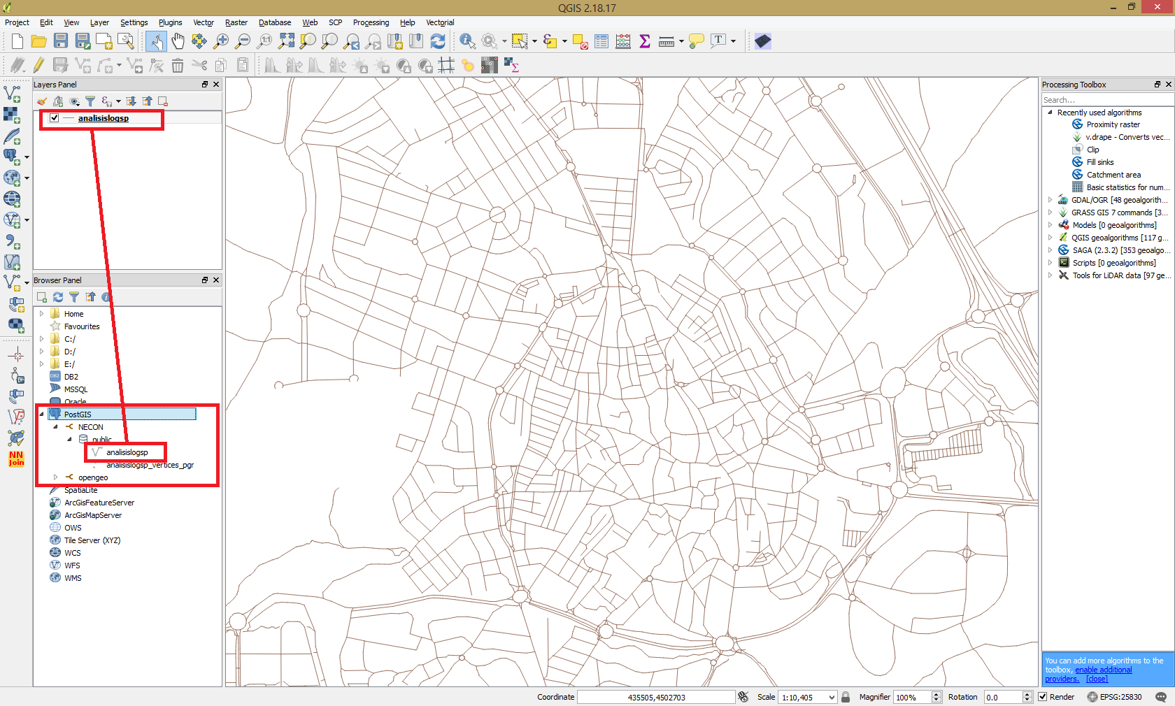 Simple Route Analysis With Pgrouting And Qgis Gis Course Tyc Gis