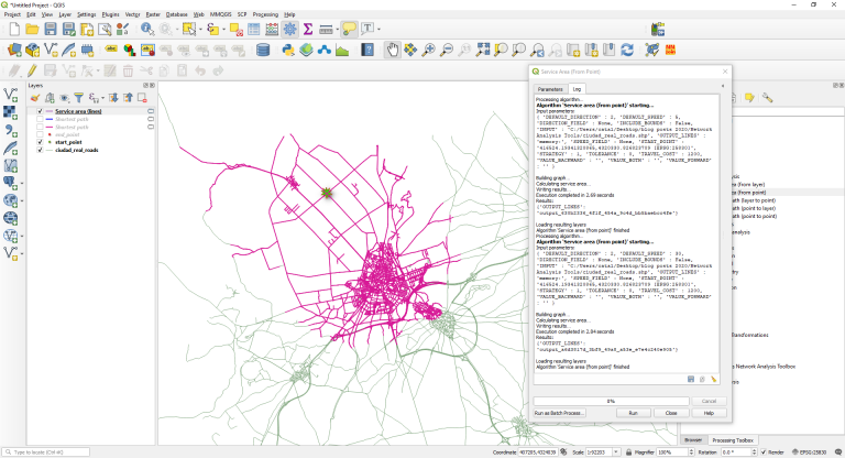 QGIS Network Analysis Capabilities