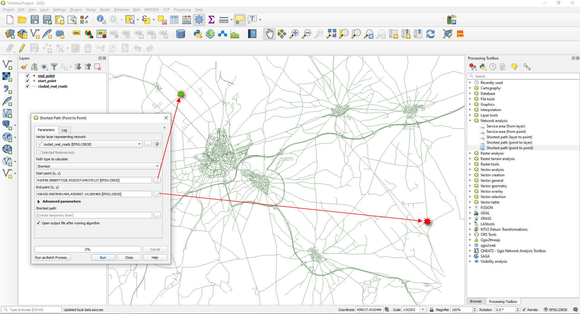 QGIS Network Analysis Capabilities