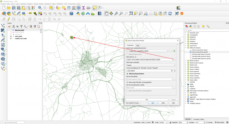 QGIS Network Analysis Capabilities