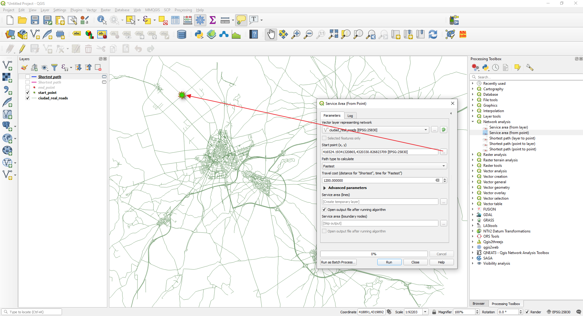 QGIS Network Analysis Capabilities