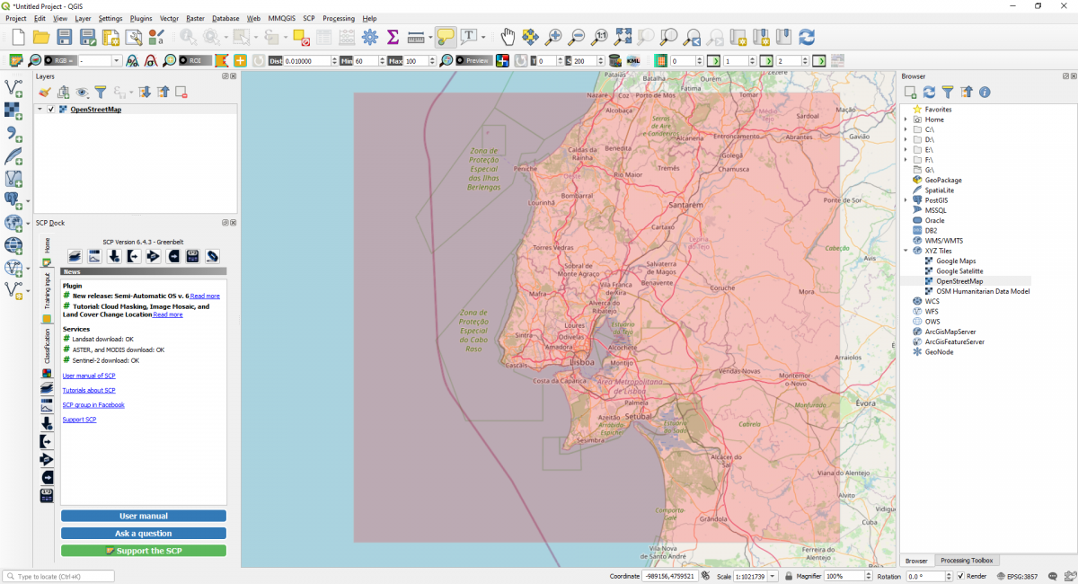 Downloading and Preprocessing Satellite Imagery using QGIS Downloading and Preprocessing Satellite Imagery using QGIS