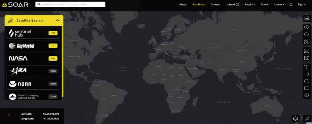 Soar.Earth – Digital Atlass of Satelite Data - GIS Course | TYC GIS ...