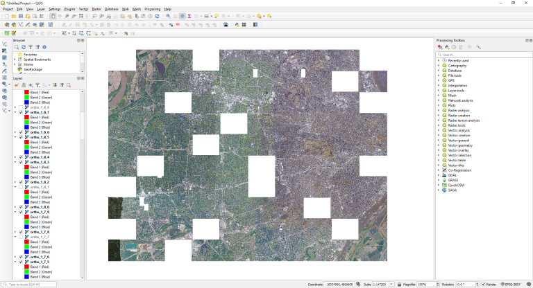 Easy Way To Manage Big Raster Layers In Qgis Tyc Gis