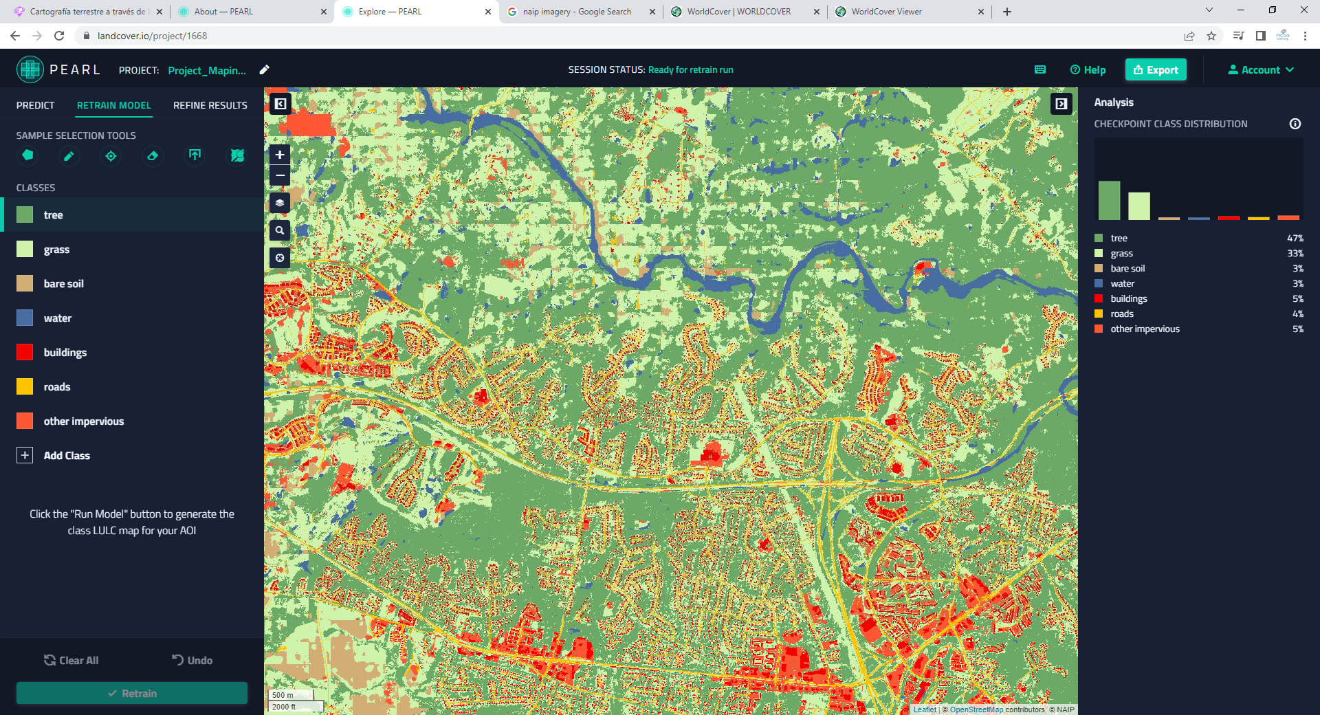 PEARL: ML and AI land cover mapping platform - GIS Course | TYC GIS ...