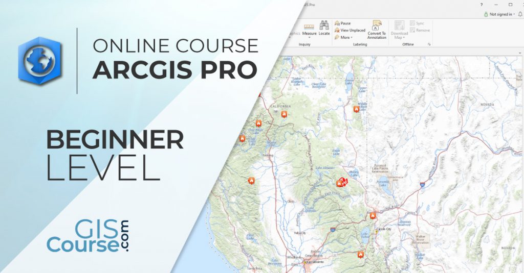 What you will learn in the ArcGIS Pro Beginner Level Course