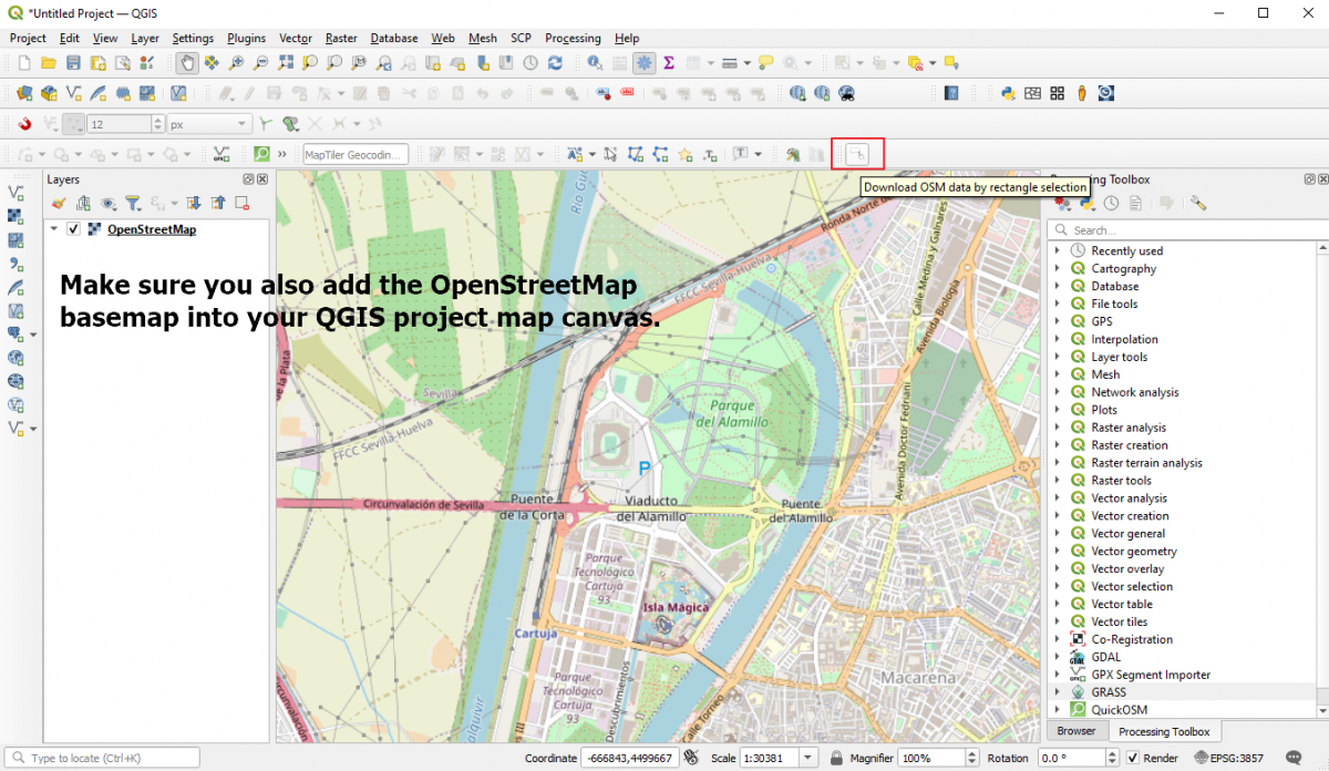 How to download OSM data while preserving the symbology
