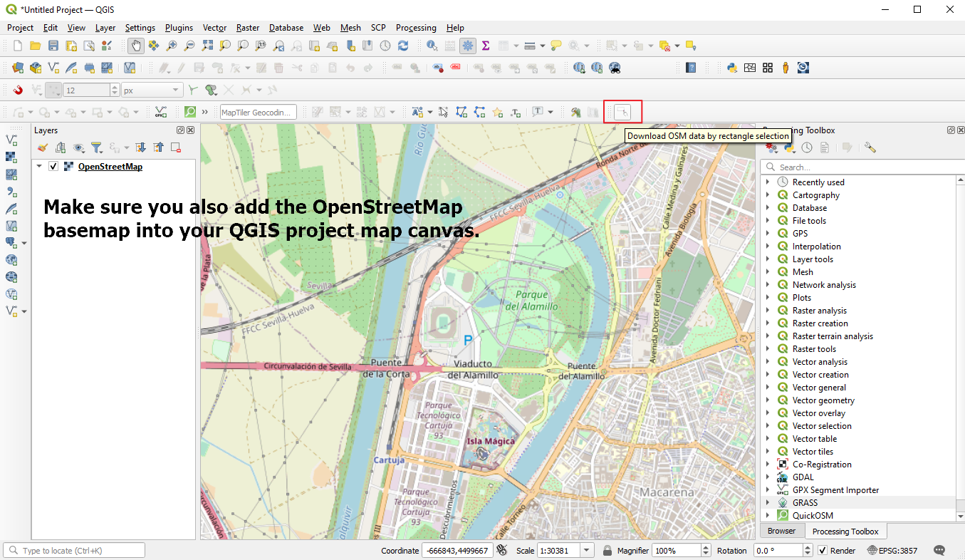 How to download OSM data while preserving the symbology