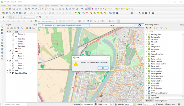 How to download OSM data while preserving the symbology