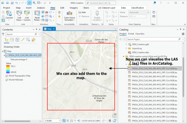 DEM creation using LASzip and ArcGIS Pro - GIS Course | TYC GIS Training