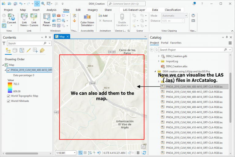 DEM creation using LASzip and ArcGIS Pro - GIS Course | TYC GIS Training